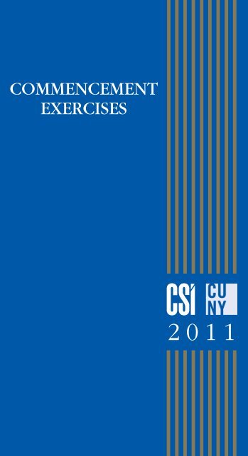 Degree Candidates 2011 - CSI Today