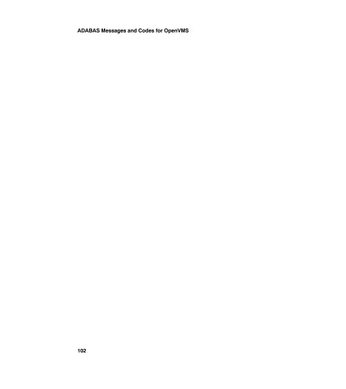ADABAS Messages
