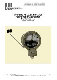 Magnetic Oil Level Gauges for electrical Transformers - TERMAN