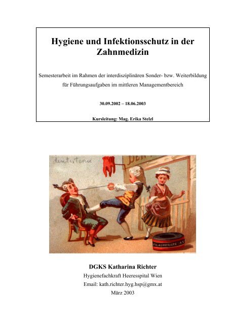 Hygiene und Infektionsschutz in der Zahnmedizin
