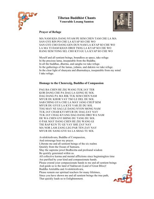 Tibetan Buddhist Chants - Losang Samten