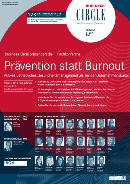 Prävention statt Burnout - IBG