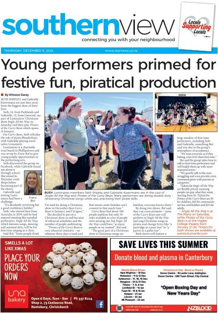 Southern View: December 05, 2024