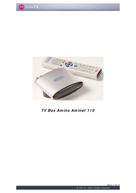 TV Box Amino Aminet 110 - Clix