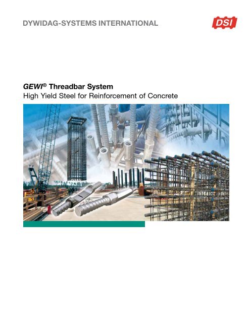 GEWI® Threadbar System - DYWIDAG Systems International