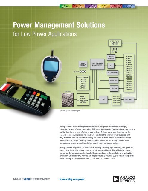 Power Management Solutions for Low Power ... - Analog Devices