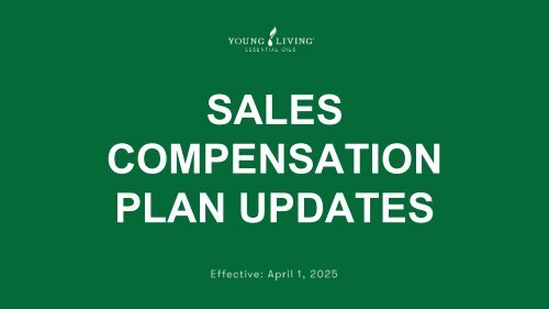 Compensation Plan Brand Partner Training | Digital Library | Young Living