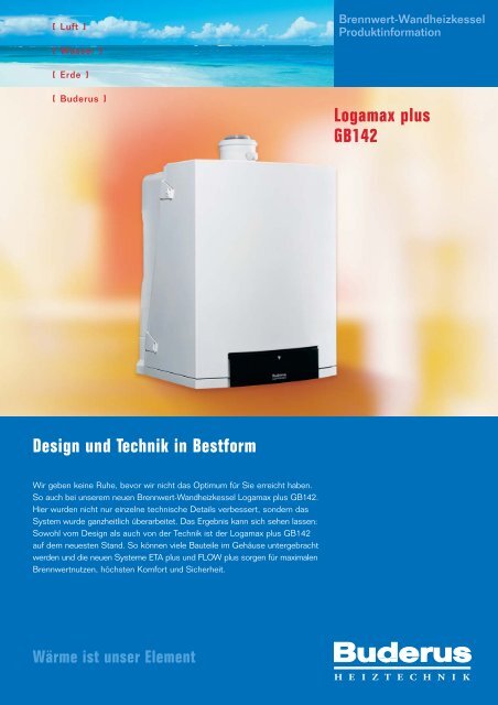 Buderus Logamax Plus Gb142