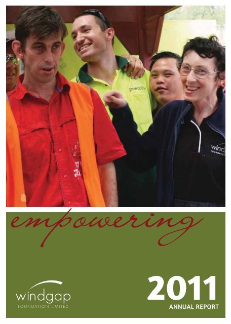 ANNUAL REPORT - Windgap Foundation