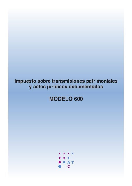 MODELO 600 - e-Tributs