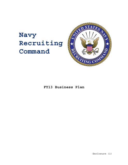 Enclosure (1) - Navy Recruiting Command