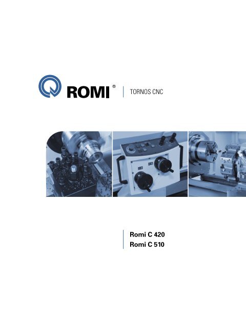 TORNOS CNC Romi C 420 Romi C 510 - Industrias Romi S.A.