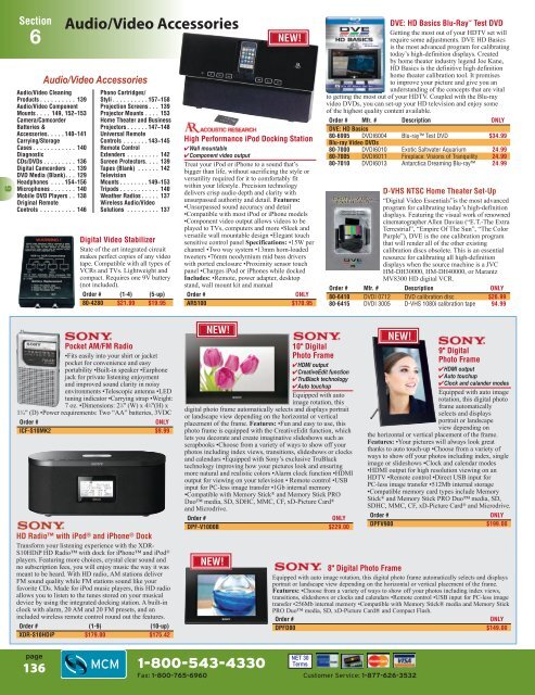 Audio/Video Accessories - MCM Electronics