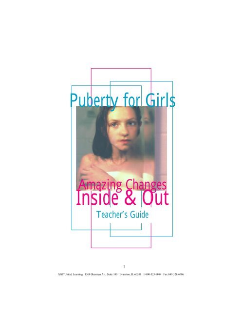 Puberty for Girls: Amazing Changes Inside and Out