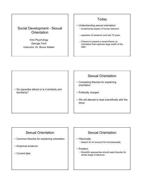 Social Development Sexual Orientation Today Sexual Orientation 6328