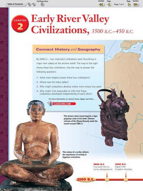 Early River Valley Civilizations,3500 B.C.–450 B.C. - Lake Travis ...