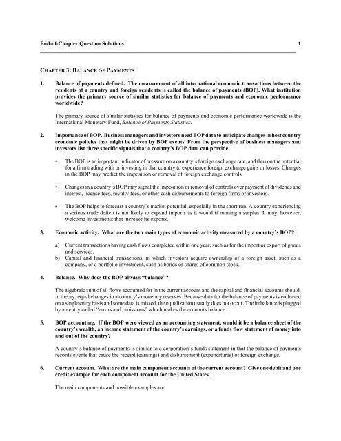 End-of-Chapter Question Solutions 1 - Fordham University