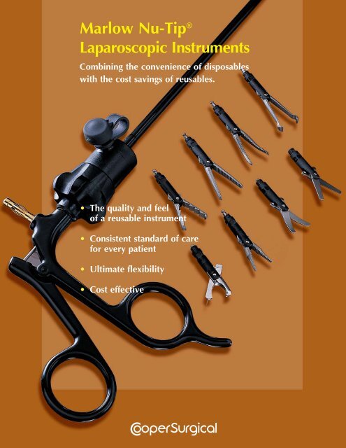 Marlow Nu-Tip® Laparoscopic Instruments - CooperSurgical