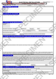 periodic inspection report for an electrical installation - Shepley ...