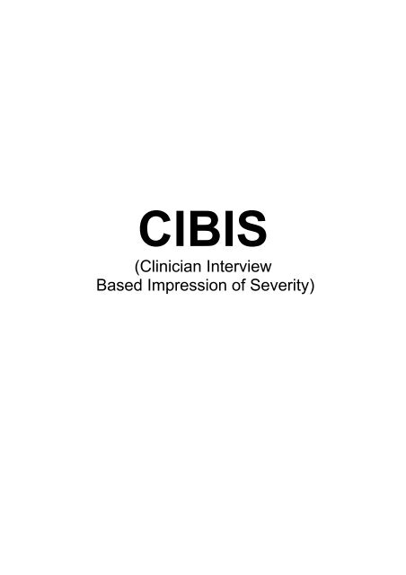 cibis - Pfizer