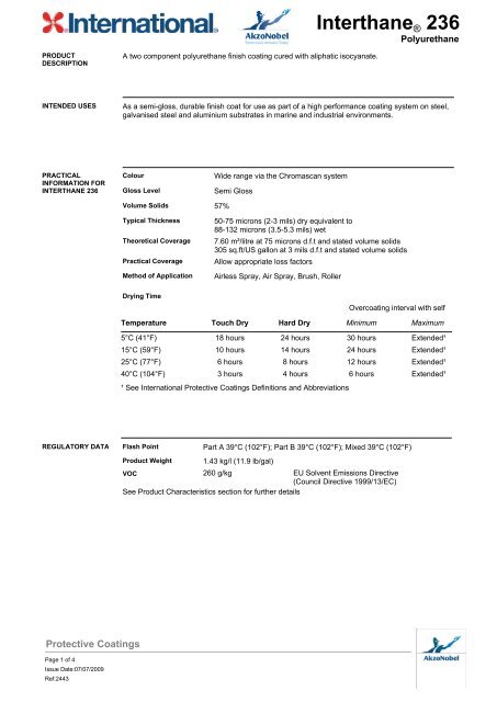 Interthane® 236 - H & S Beschichtungssysteme