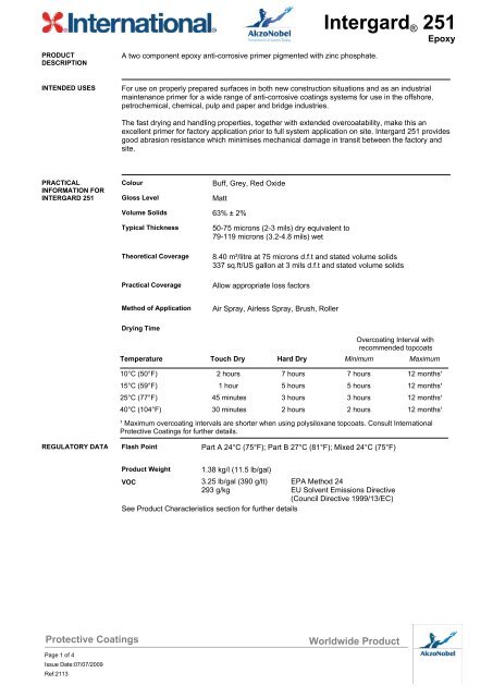 Intergard® 251 - H & S Beschichtungssysteme