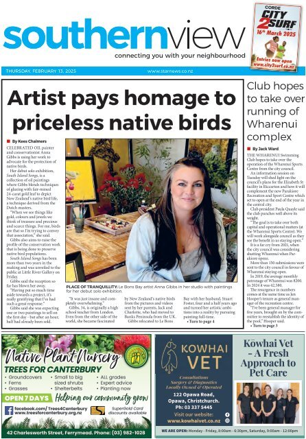 Southern View: February 13, 2025