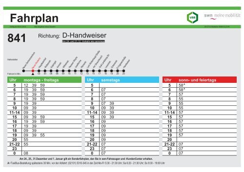 Fahrplan