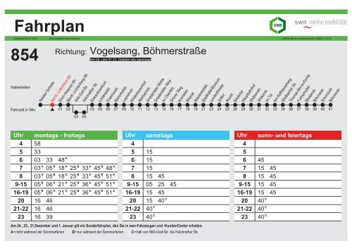Fahrplan - Stadtwerke Neuss