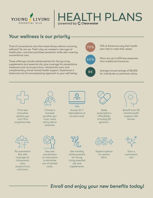 ClearShare health plan PDFs | Digital Library | Young Living