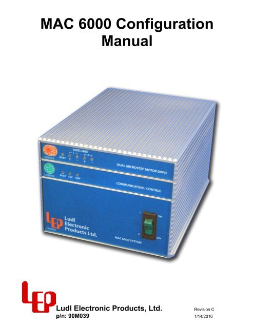 MAC 6000 Configuration Manual - Spectra Services