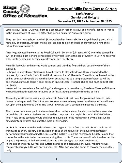 The Journey of Milk: From Cow to Carton