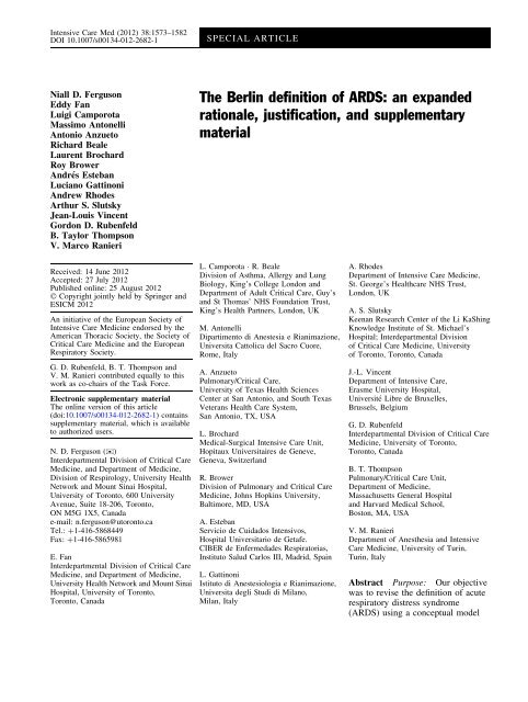 The Berlin definition of ARDS.pdf - Medic's Corner