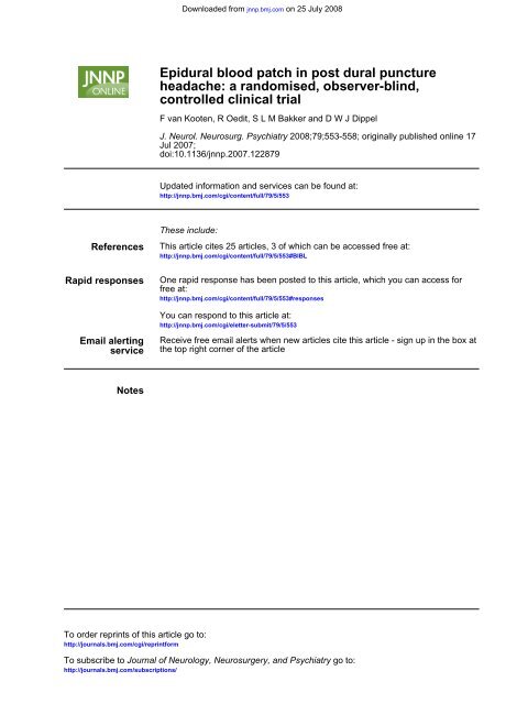 Epidural Blood Patch In Post Dural Puncture Headache