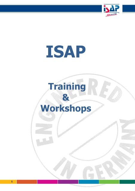 Trainingsbroschüre - ISAP Training - ISAP AG