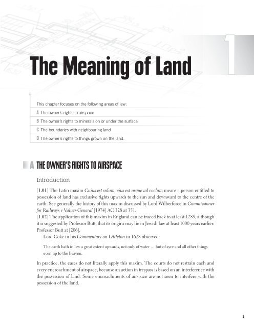The Meaning of Land
