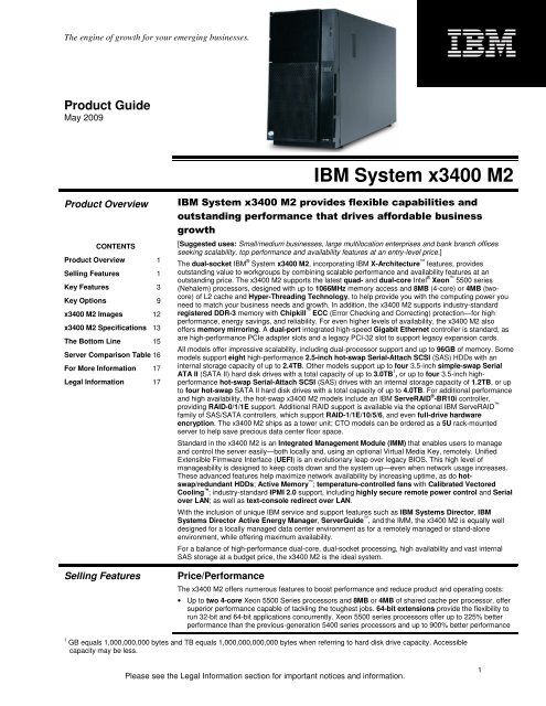 IBM System x3400 M2
