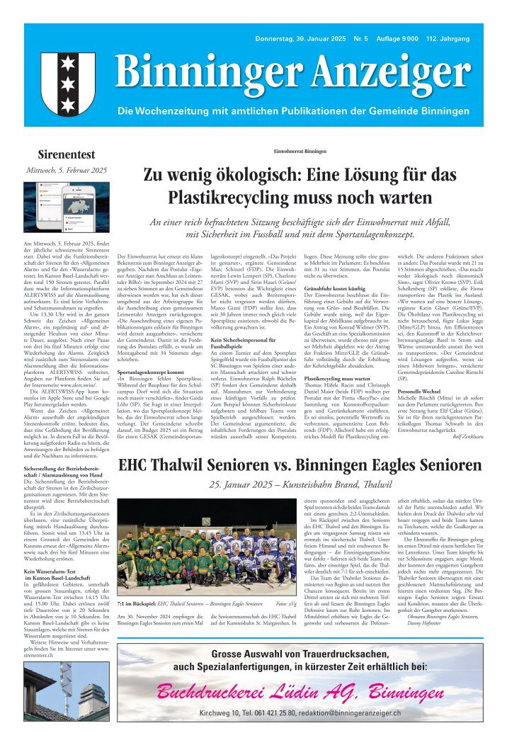Binninger Anzeiger