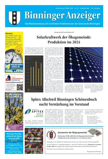 Binninger Anzeiger