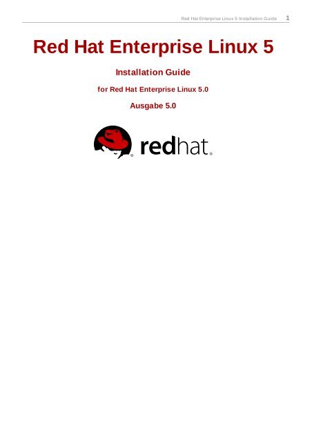 Red Hat Enterprise Linux 5 Installation Guide - Red Hat Customer ...