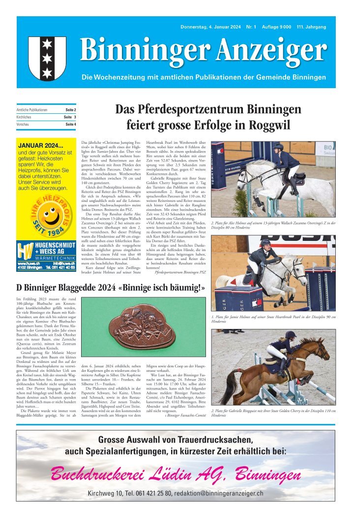 Binninger Anzeiger