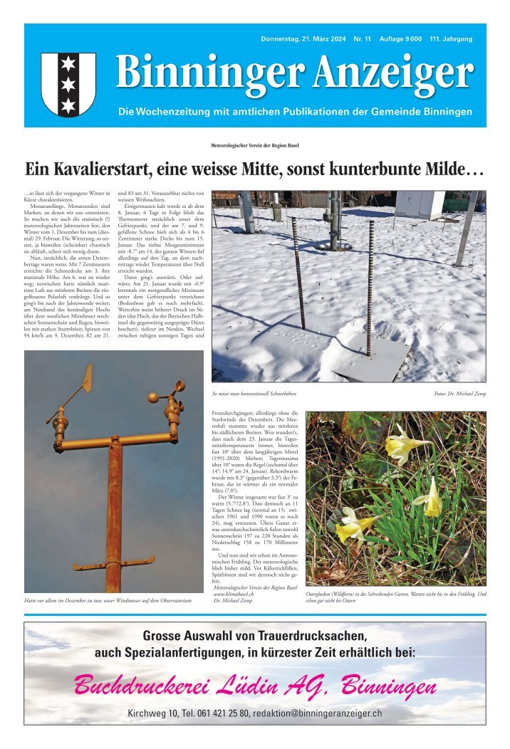 Binninger Anzeiger