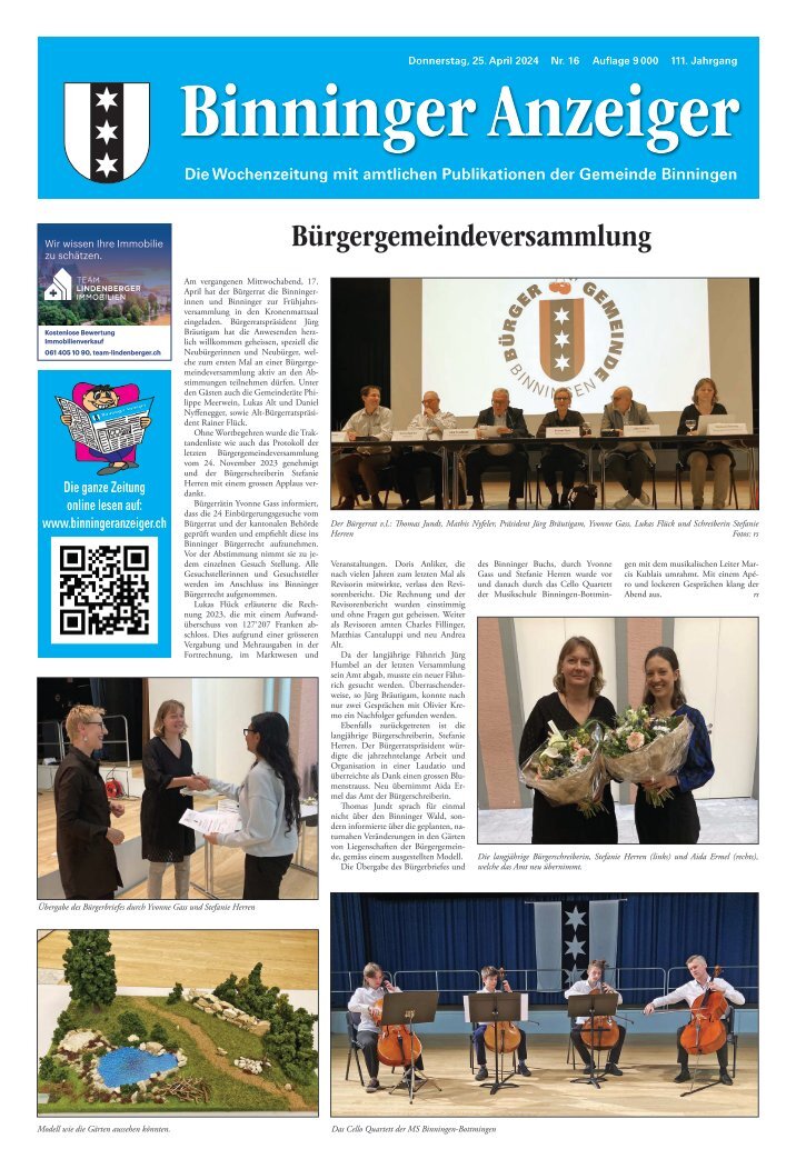 Binninger Anzeiger