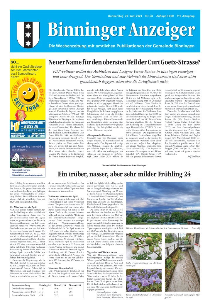 Binninger Anzeiger