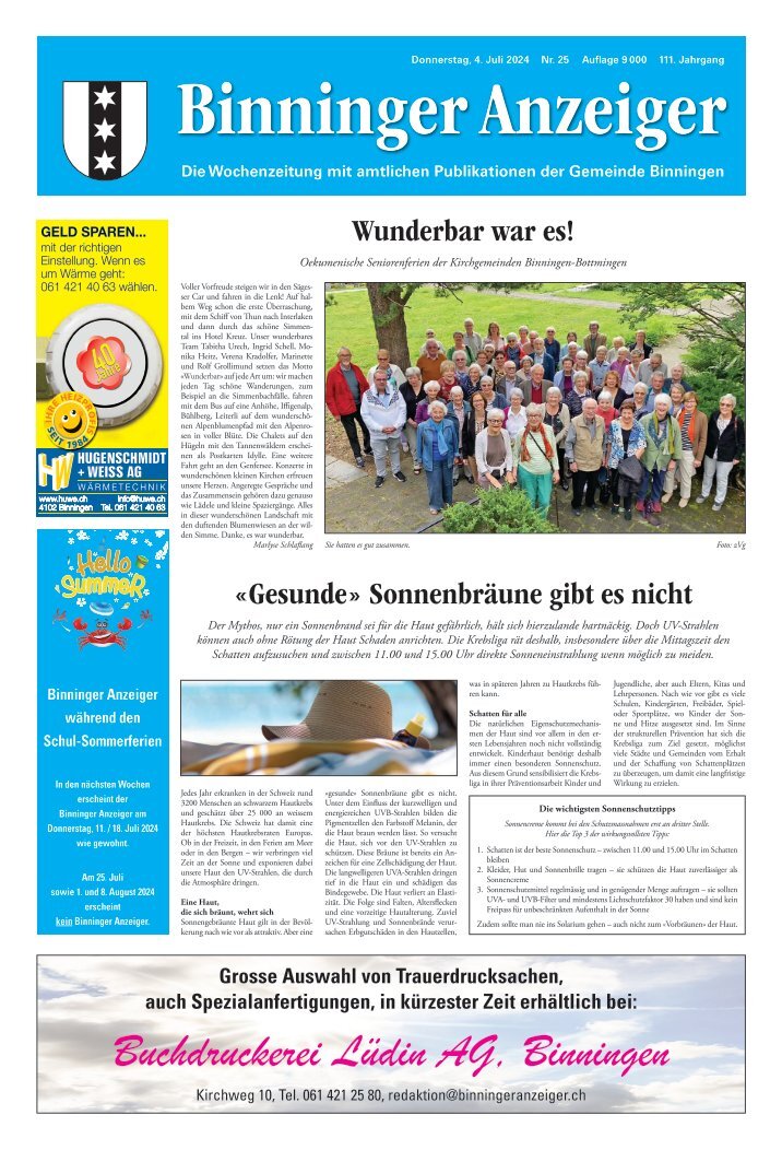 Binninger Anzeiger