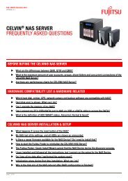 Data Sheet Fujitsu CELVIN® NAS Server Q800 Storage