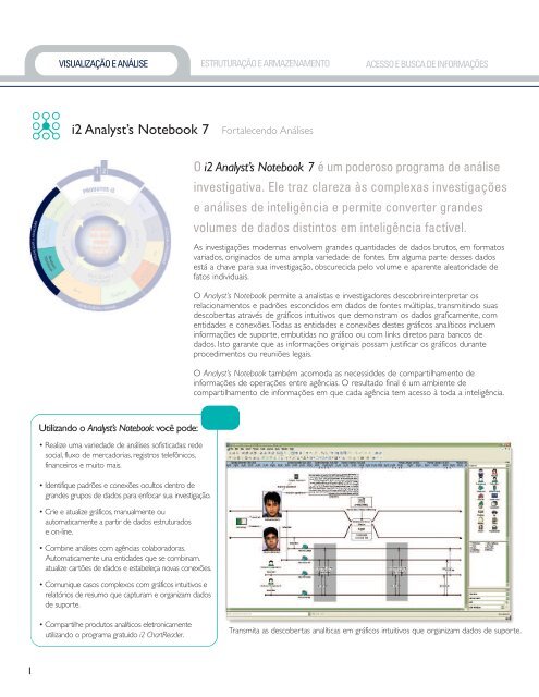i2 Analyst's Notebook 7 - Tempo Real Tecnologias de Informação