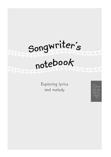 songwriter notebook