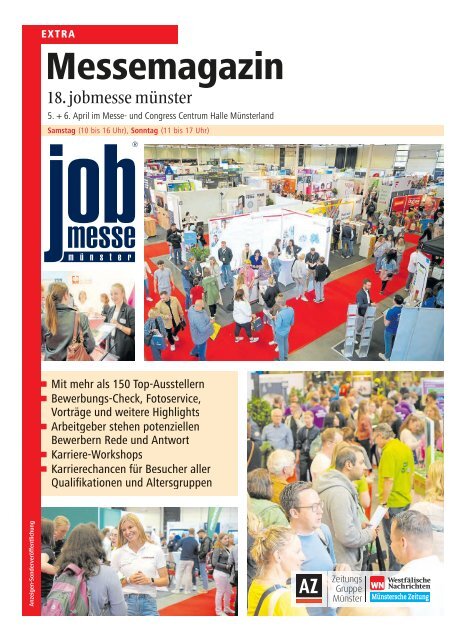 Das MesseMagazin der jobmesse münster 2025