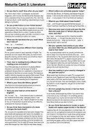 FCE Sample Test - Bridge